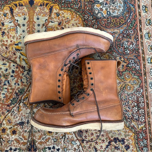 Red Wing Shoes | Shoes | Red Wing Moc Toe Boots | Poshmark